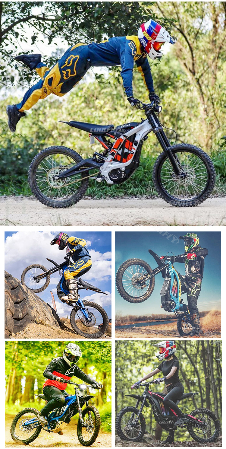 Suron Light Bee X Mid Drive Full Suspension Downhill Electric Dirt Bike ...
