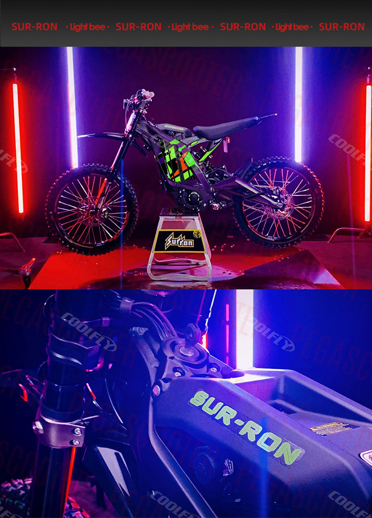Suron Light Bee X Mid Drive Full Suspension Downhill Electric Dirt Bike ...