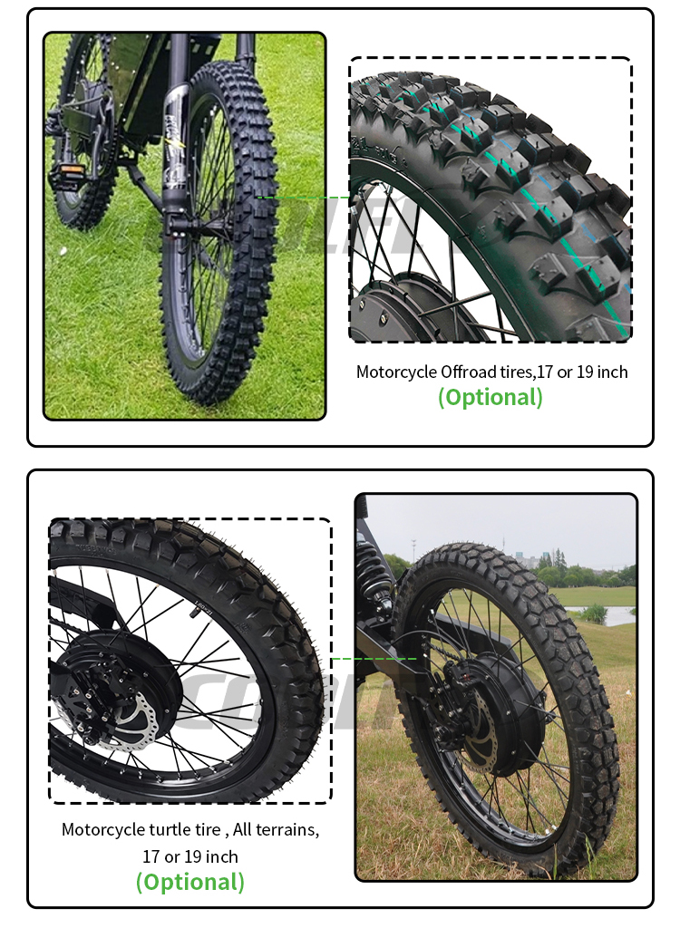 CHEETAH-AIR COOLFLY Stealth Bomber Electric Bike 72V 5000w 8000w 12000w 15kw 20kw B52 Enduro E ...