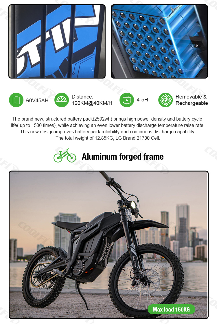 New Talaria Sting R MX4 8000W 45AH 60V Bike Ebike Off Road Electric ...