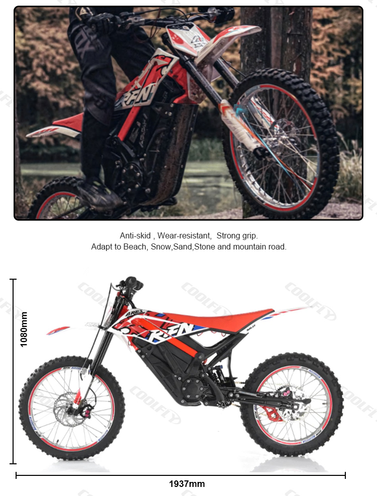Apollo Rfn Ares Electric Motorcycle Apollo Rally Pro 74v 35ah Dirt Bike ...