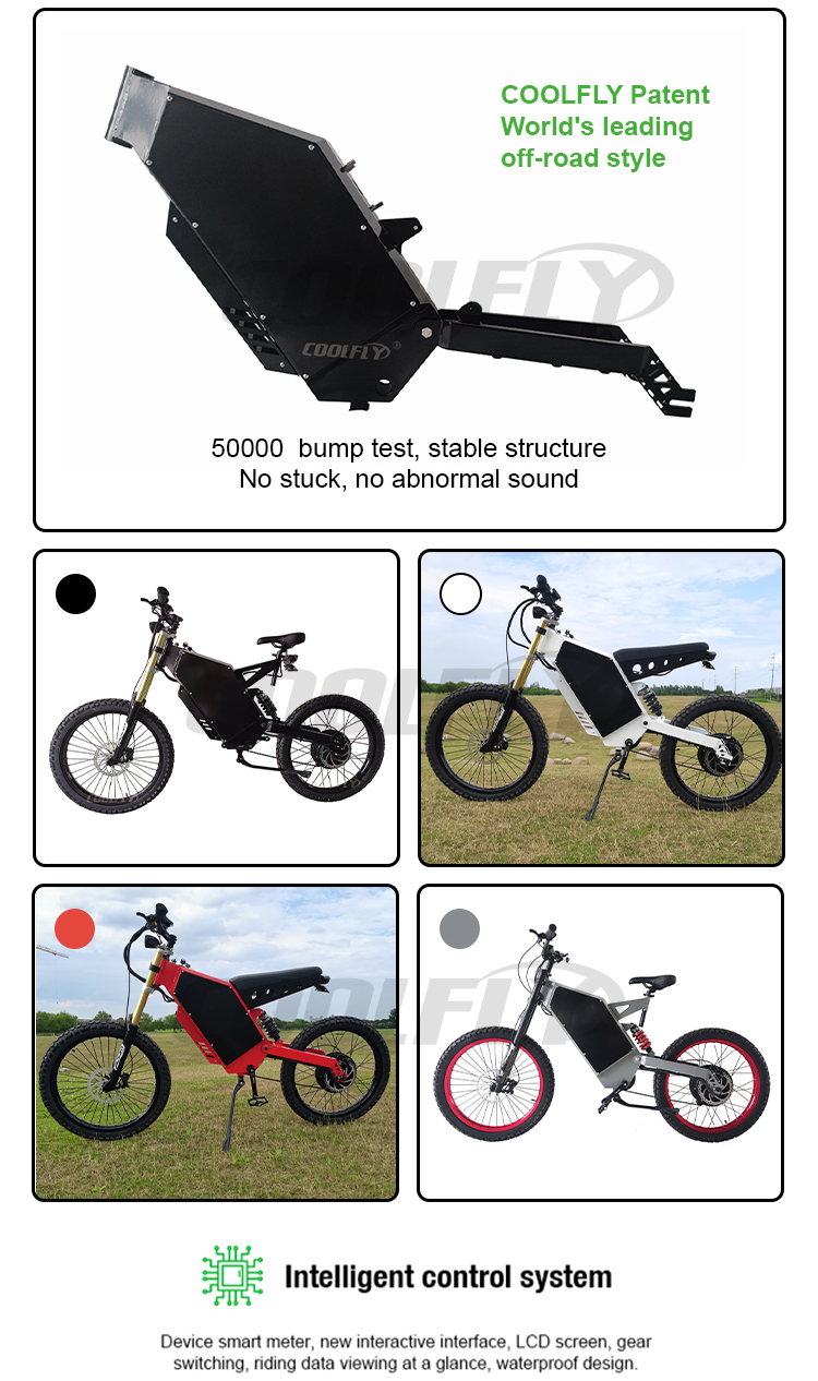 CHEETAH-PRO Ebike Bomber stealth 72V 48V3000W 72V 3000W 5000W 8000W 12000W 15000W 20000W suron ...